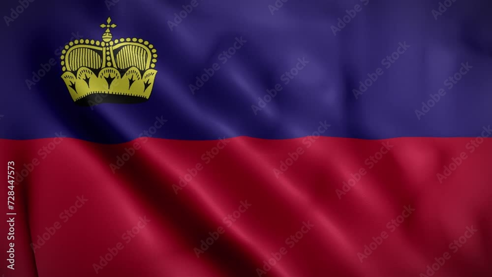 Liechtenstein waving flag, Flag of Liechtenstein Animation ...