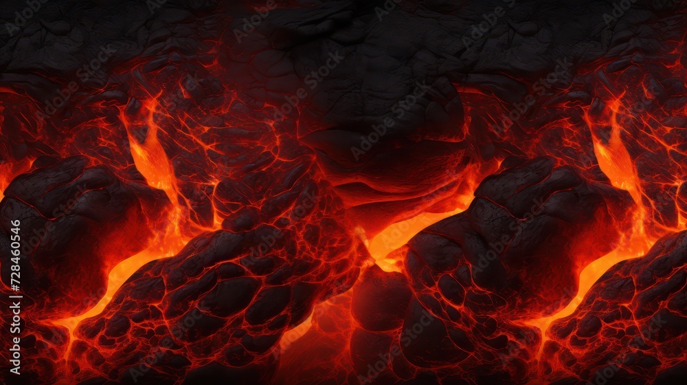 Lava texture fire background rock volcano magma molten hell hot flow ...