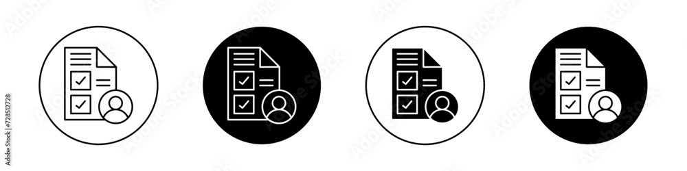 Personality Characteristics Icon Set. Avatar Skills Attributes Staff ...