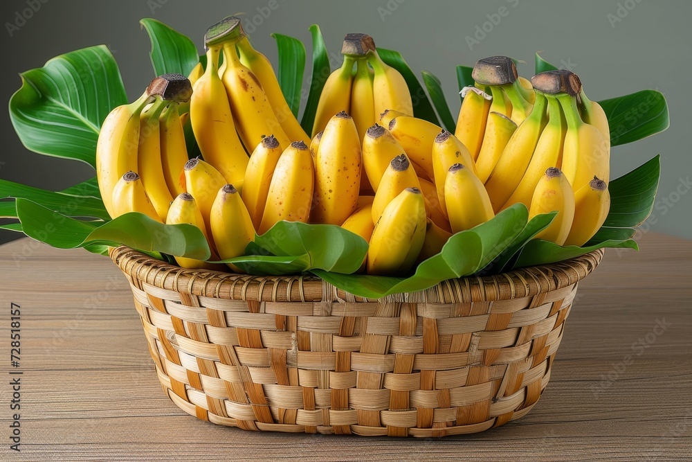 A rustic display of nutrient-rich produce, featuring a bunch of locally ...