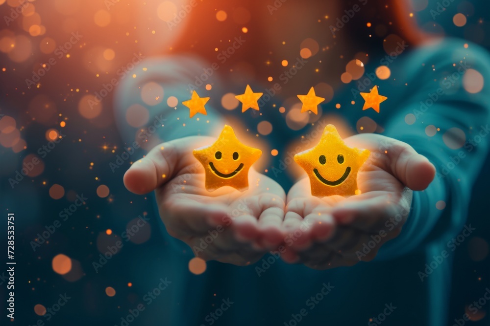 Optimistic icon glow colorful supporting euphoric face emoji community ...