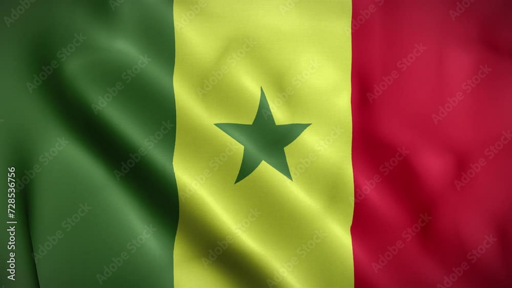Senegal waving flag, Flag of Senegal Animation, Senegalese Flag Closeup ... Senegal waving flag, Flag of Senegal Animation, Senegalese Flag Closeup ...