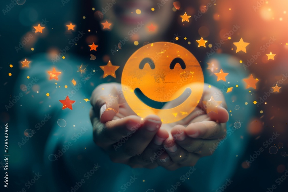 Smiley emojis happy smile beaming faces. Icon emoticons jovial ...