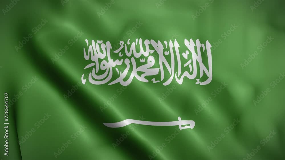 Saudi Arabia waving flag, Flag of Saudi Arabia Animation, Saudi Flag ...