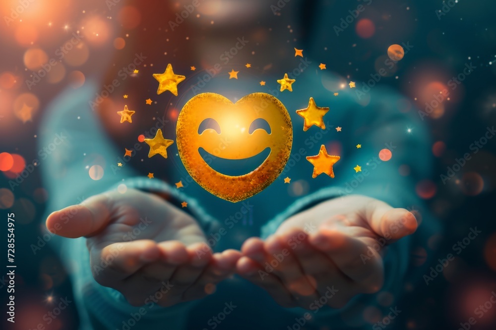 Happy smiley emojis gleeful face, bubbling with joy. Emoticons client ...
