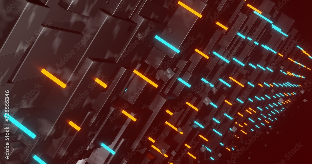 abstract technology background, modern digital tech 3d wallpaper, sci ...