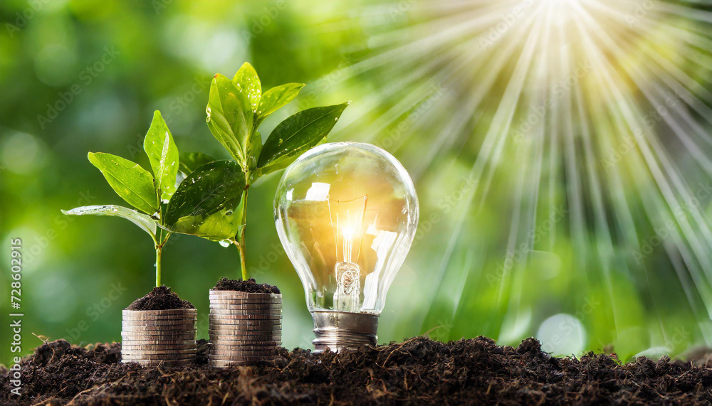 Sustainable development goals of promote clean energy, Renewable green ...