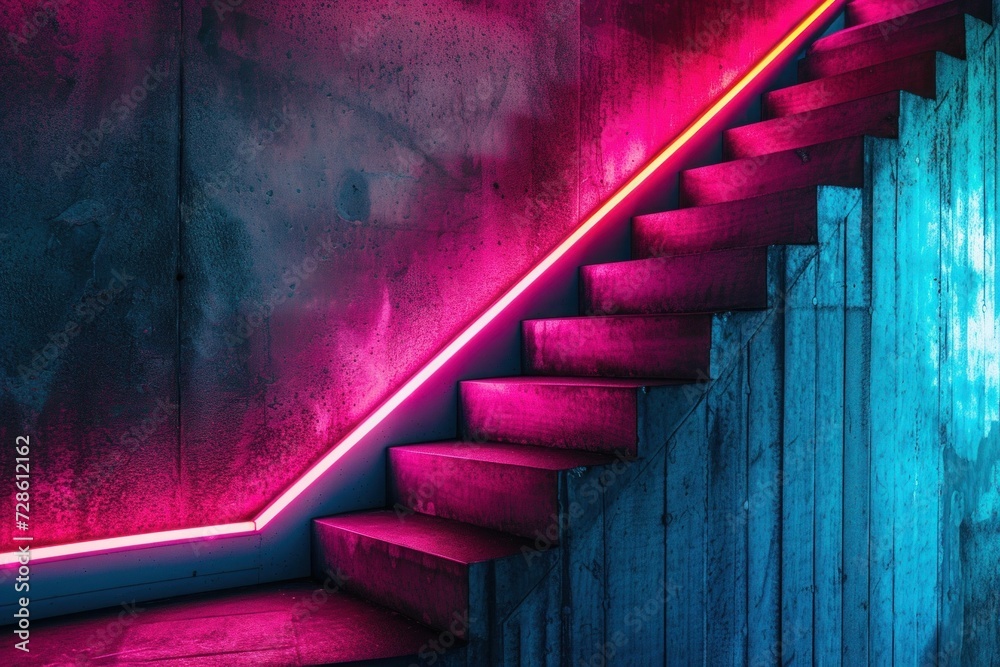 The cool, edgy glow of LED lights adds a futuristic touch to the ...