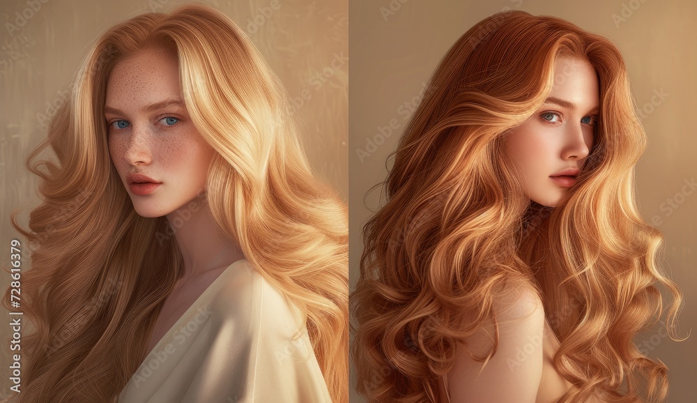 Witness the dramatic change as a young blonde undergoes a hair color ...