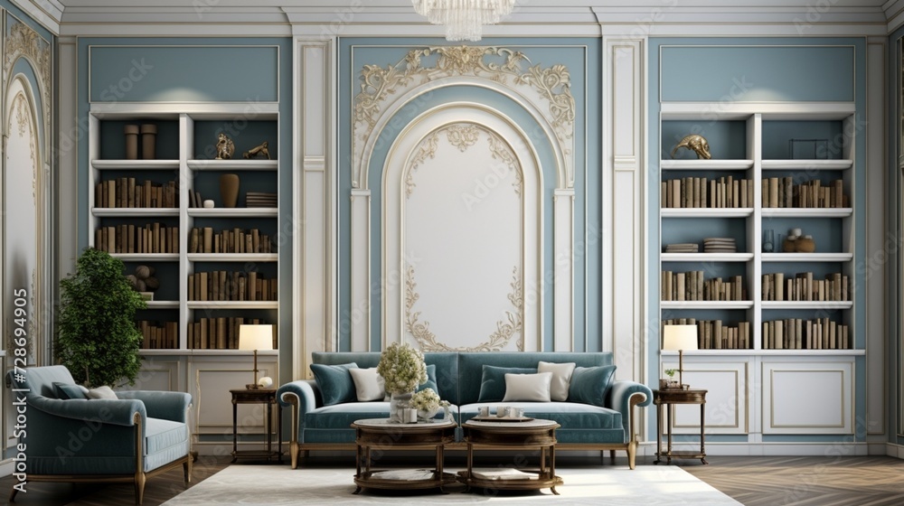 Foto de Timeless Elegance: Paneling Walls with Moldings and Cornices in ...