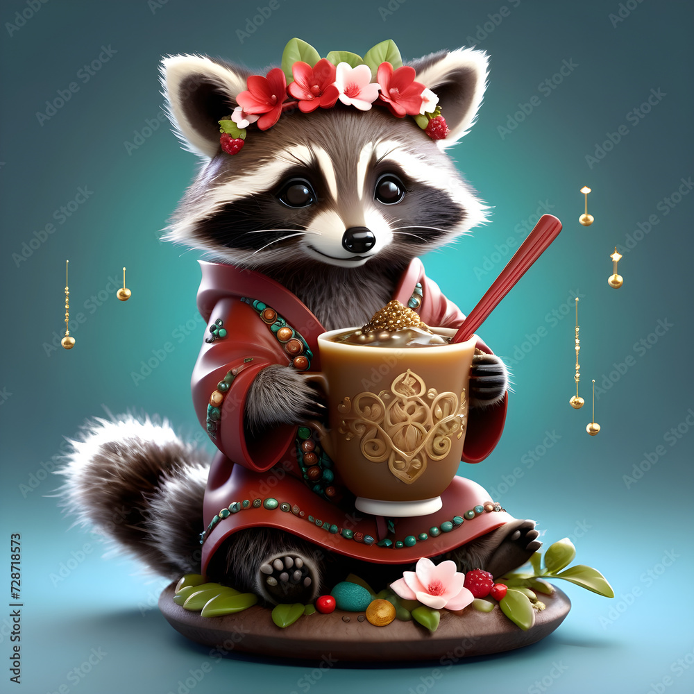 Let me paint a picture for you. Imagine a cute little baby raccoon, all ...