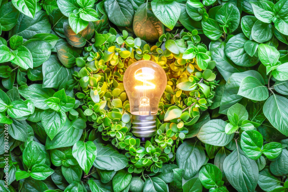 Ecology, save energy, environment and sustainability concept. Heart ...