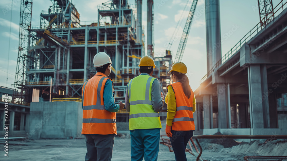 Professional Mechanical Engineer team at Prefabricated concrete factory ...