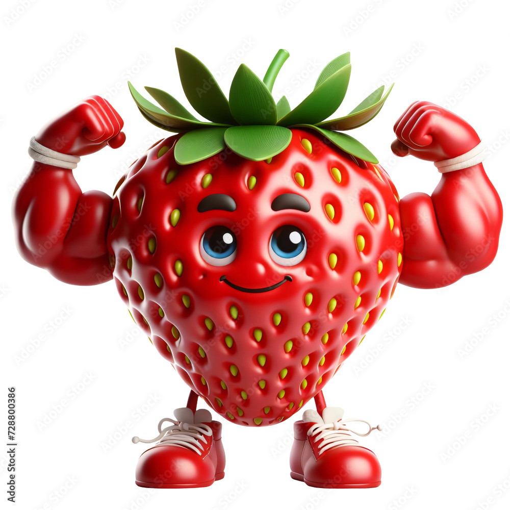 Strawberry Png Sticker Design For Tshirt, hello summer fruit clipart ...