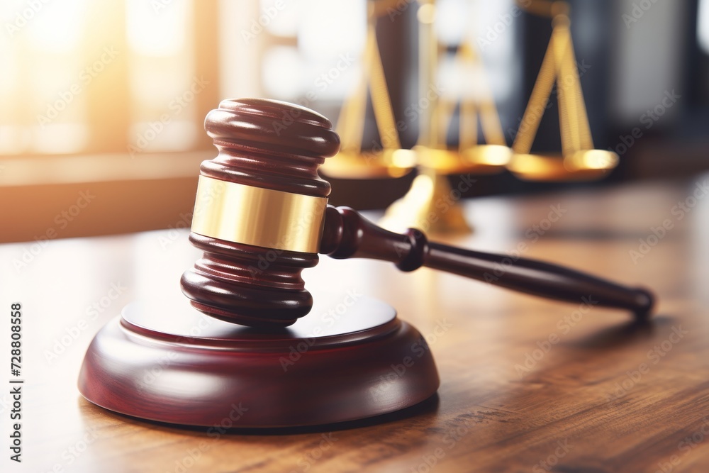 Judge gavel - emblem of justice, signifying authority and fair ...