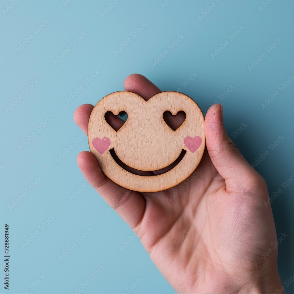 Smiling Emoji relaxing Smiley, Vector Design inspire hope. Star rating ...