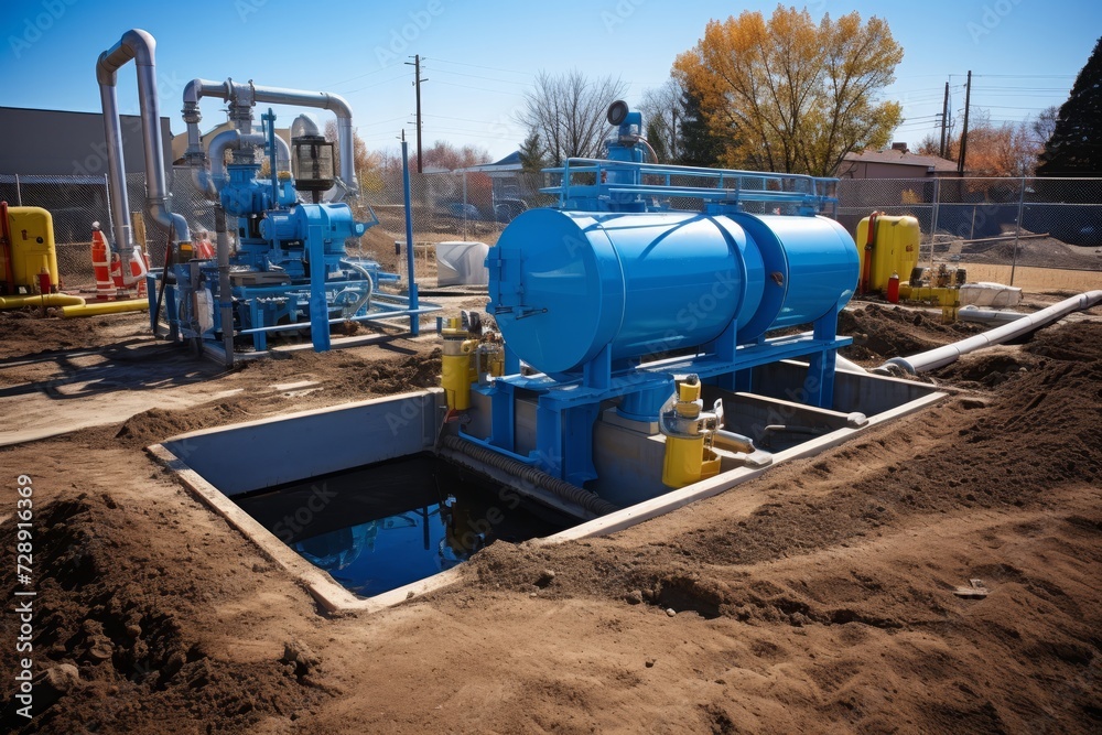 A Comprehensive View of a Septic Tank System in an Industrial Setting ...