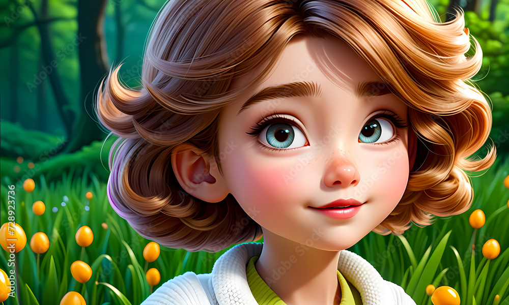 Cartoon 3d character, wallpaper for kids , cute cartoon character ...