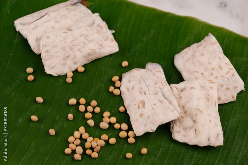 Tempeh or tempe is a traditional Indonesian food made from fermented ...