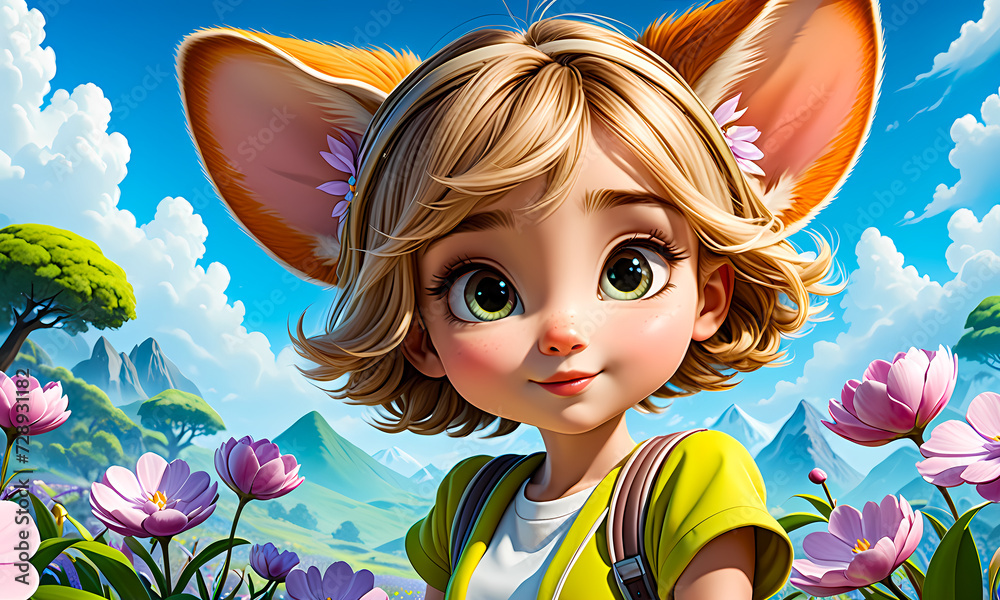 Cartoon 3d character, wallpaper for kids , cute cartoon character ...