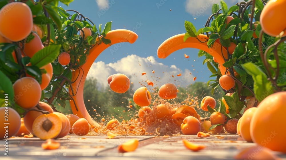 The apricot arch marvel turns into a disaster zone in this humorous ...