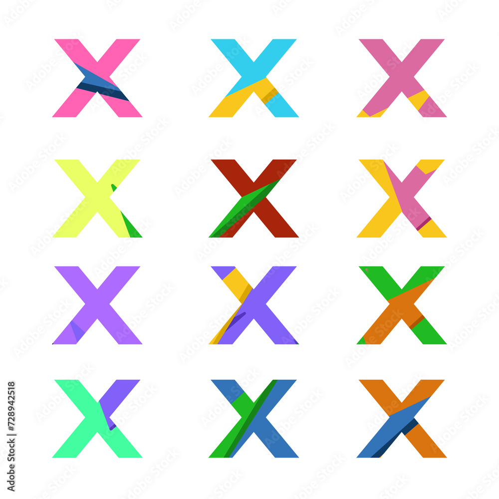 Doodle Multiplication sign set clipart PNG mathematical symbol wrong ...