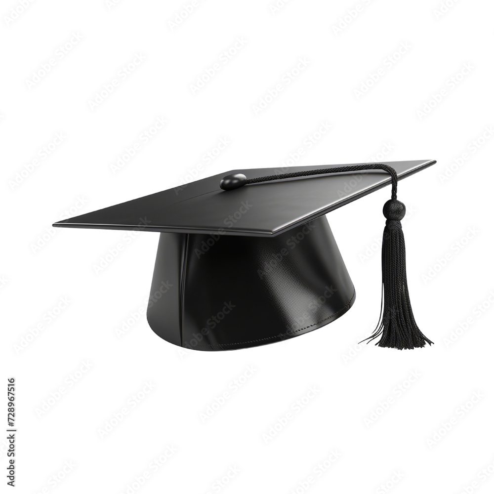 Graduation Hat PNG Cutout, Generative AI Stock Illustration | Adobe Stock