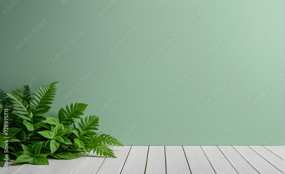 Eco concept depicted in a minimalist style, showcasing an empty ...