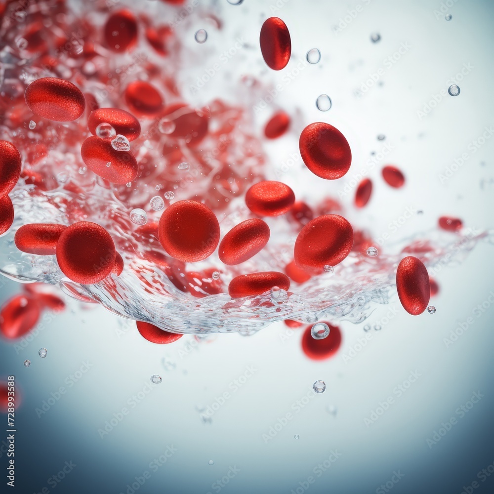 Medical Microcosm: Depiction of Red Blood Cell Anatomy in Vivid Detail ...