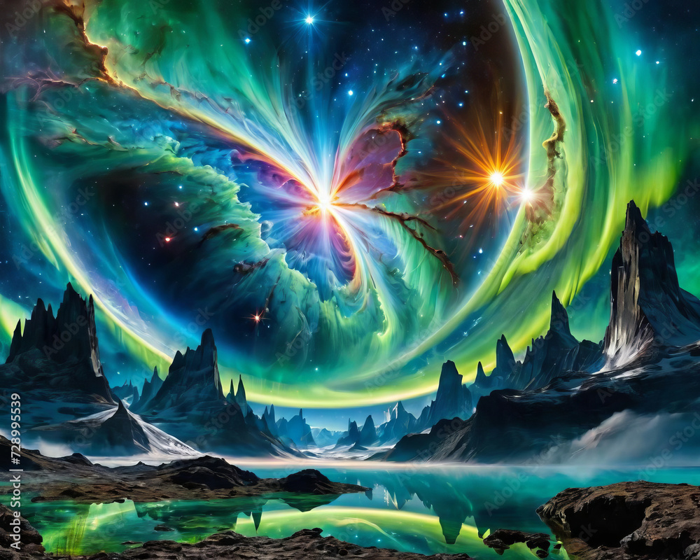 Surreal Cosmic Vistas - Deep-space probes capturing stunning ...