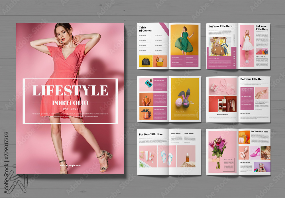 Fashion Portfolio Template Stock Template Adobe Stock