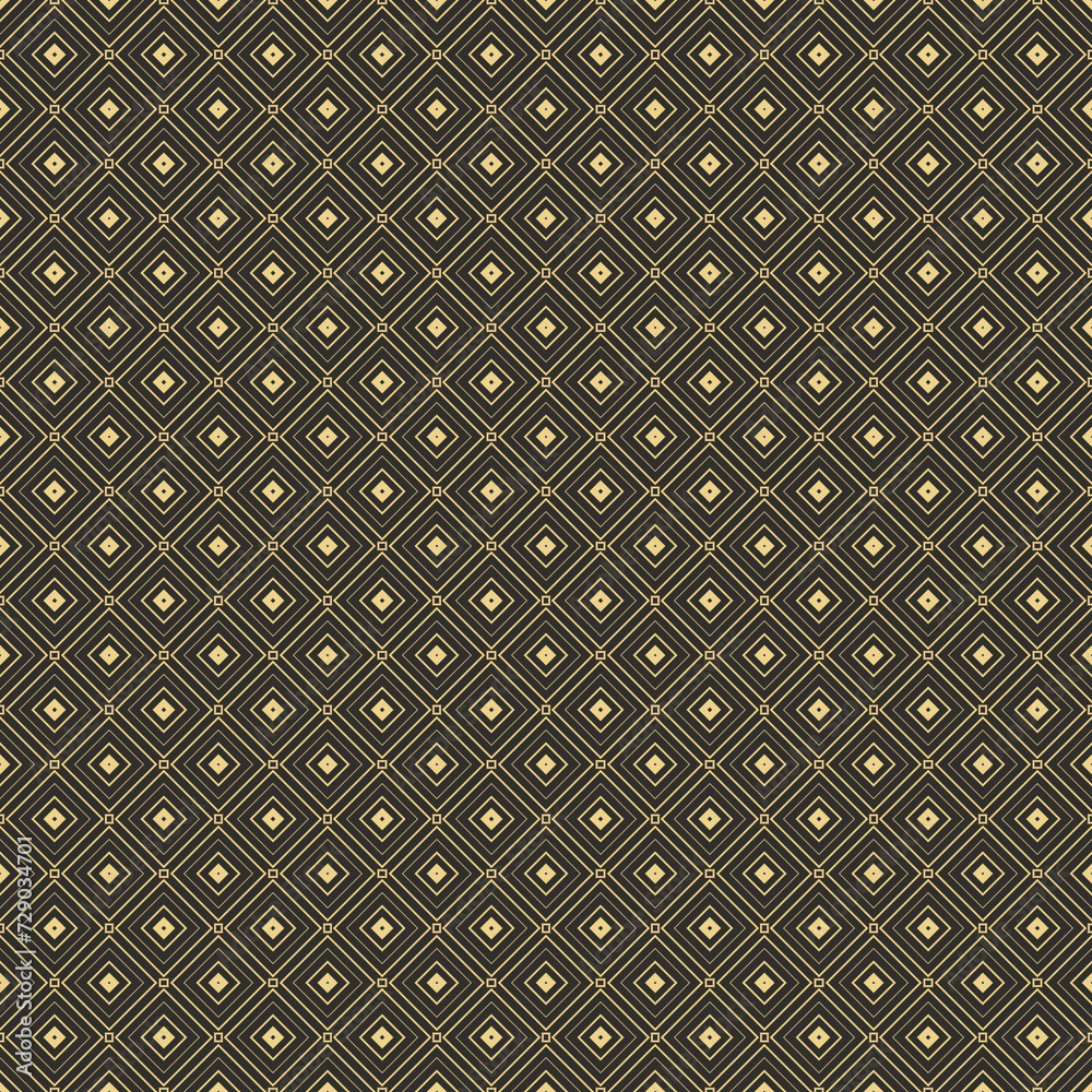 Elegant seamless black-gold pattern. Fabric print. Seamless background ...