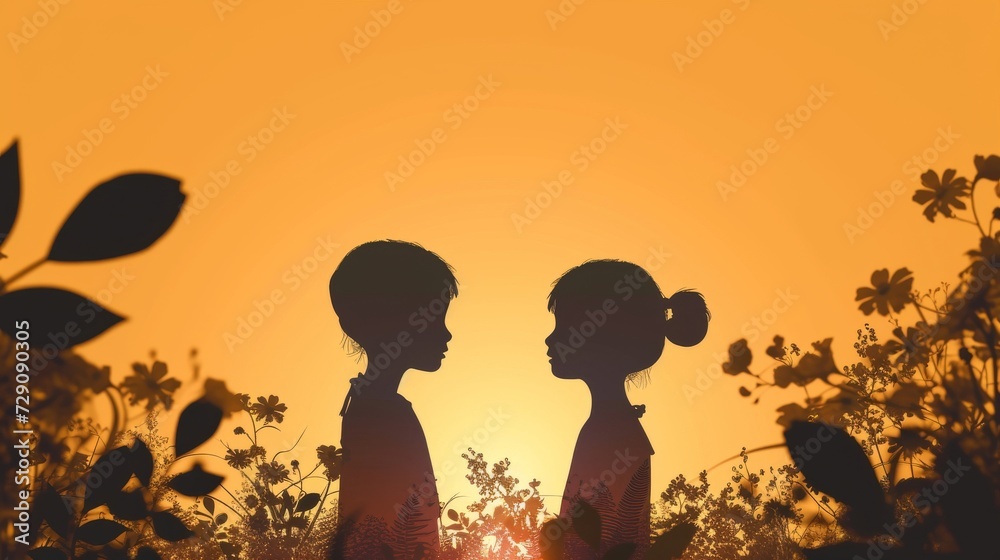 Happy national siblings day poster background template. Stock ...