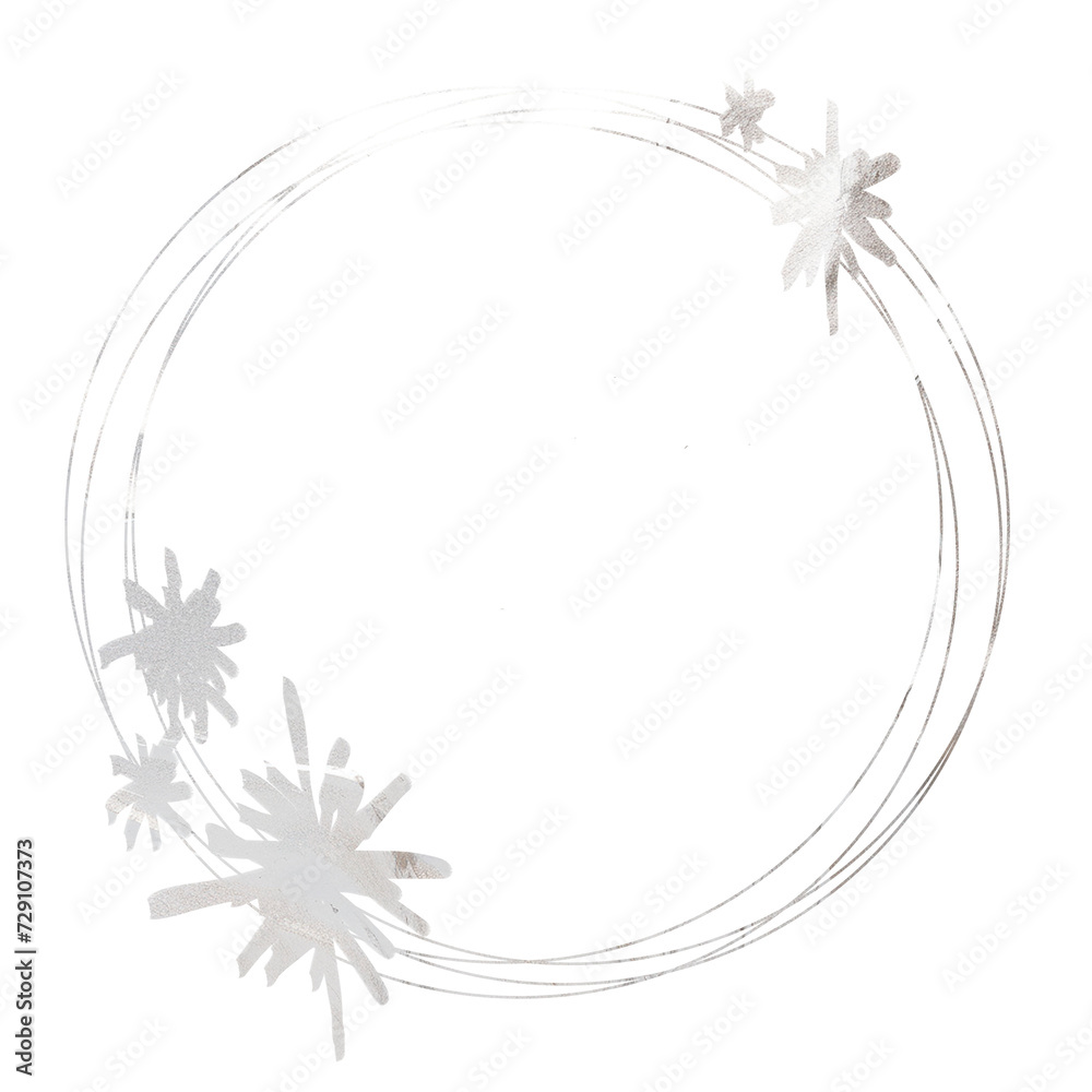 Silver Foil Frame. Silver glitter gradient stack. Silver splatter ...