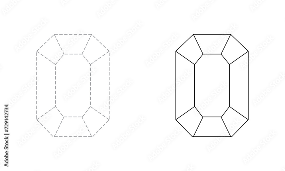 Vecteur Stock Tracing lines for toddlers. Handwriting practice sheet ...
