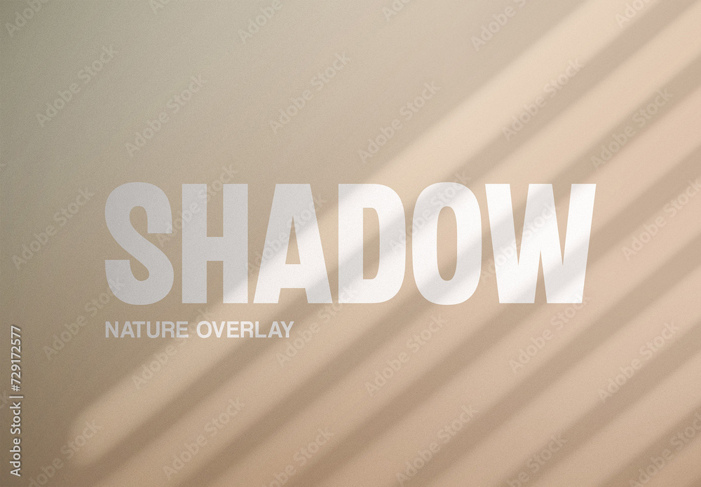 Sun Shadow Overlay Mockup Stock Template | Adobe Stock