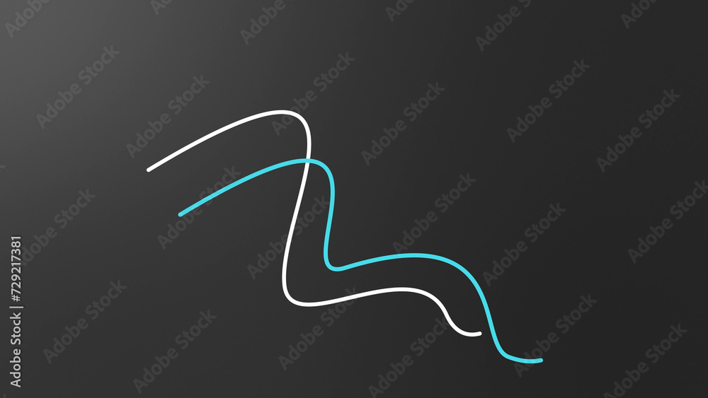 Abstract Line Movements | With Control Panel for every Scene Stock ...