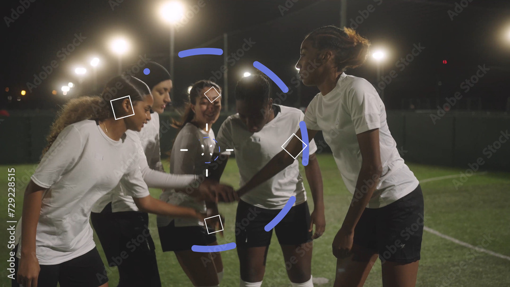 Motion Graphic Shapes | With Control Panel for every Scene Stock ...