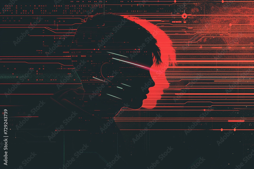 Subtle logo art, capturing the essence of a hacker's world behind the ...