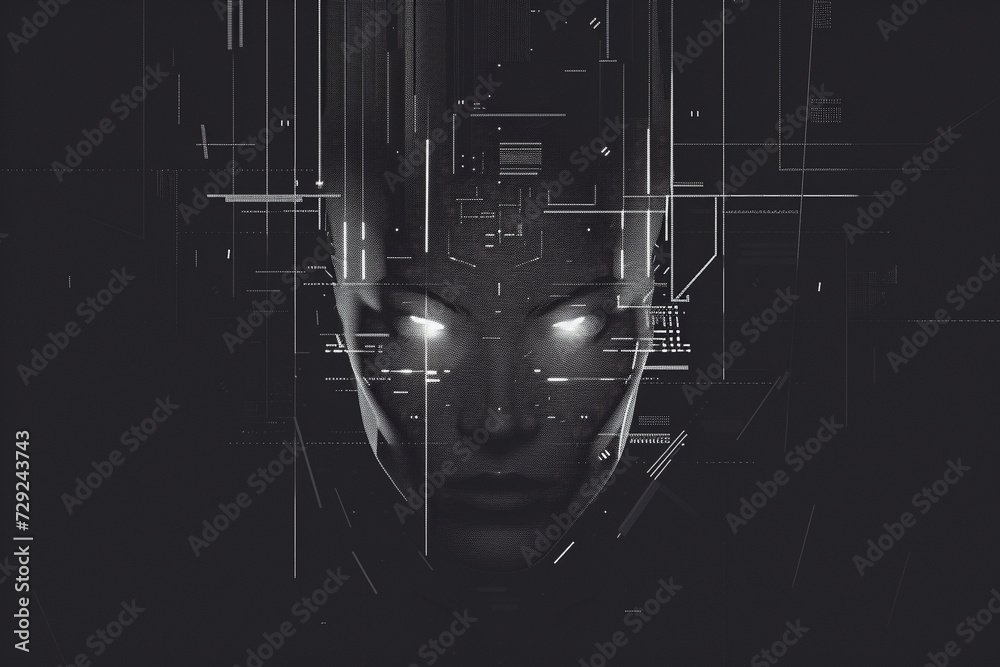Subtle logo art, capturing the essence of a hacker's world behind the ...