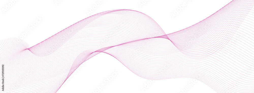 curved wavy lines tech futuristic motion background. Abstract wave ...