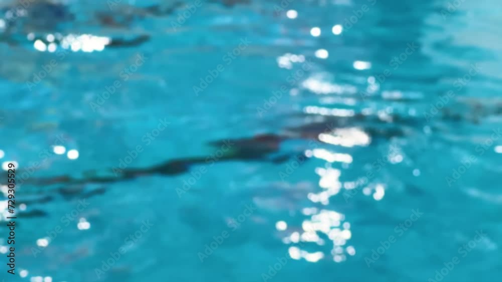 Blurred background with ripple water in swimming pool. Background of ...