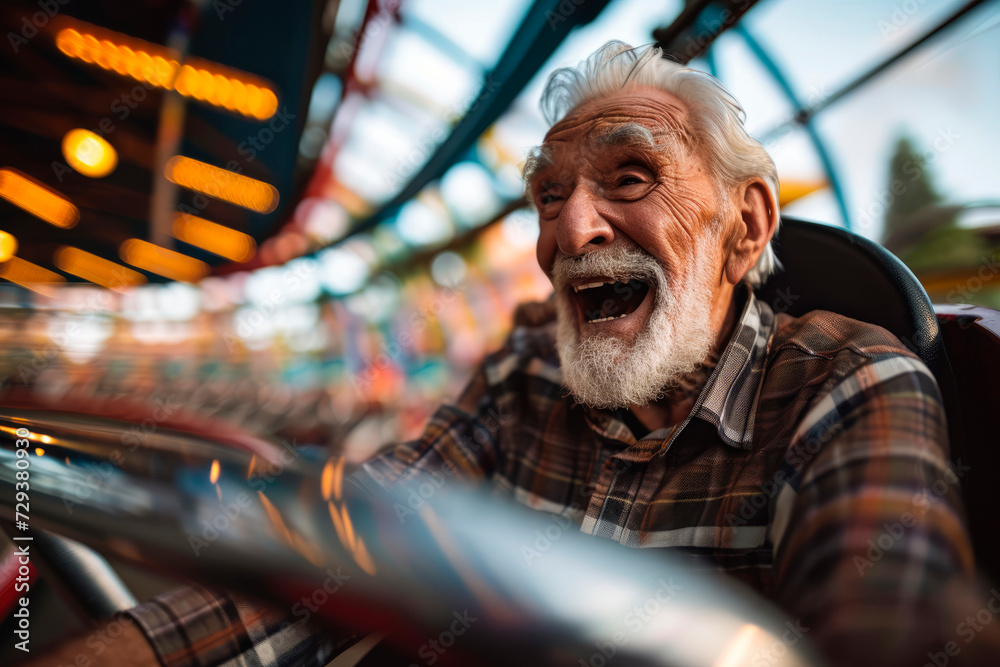 Elderly Adrenaline Rush: Futuristic Hyperloop Roller Coaster Delivers ...