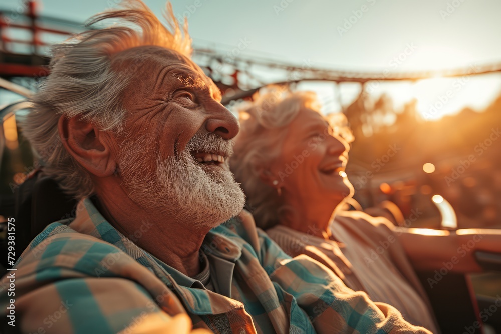 Elderly Adventures: Adrenaline Rush as Elder Couple Takes a Hyperloop ...