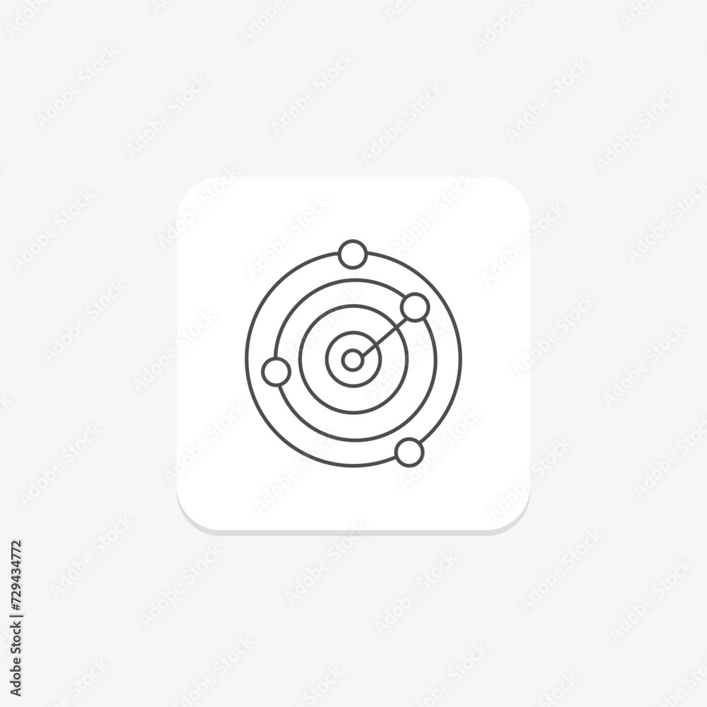 Weather Radar icon, radar, weather, icon, detection thinline icon ...