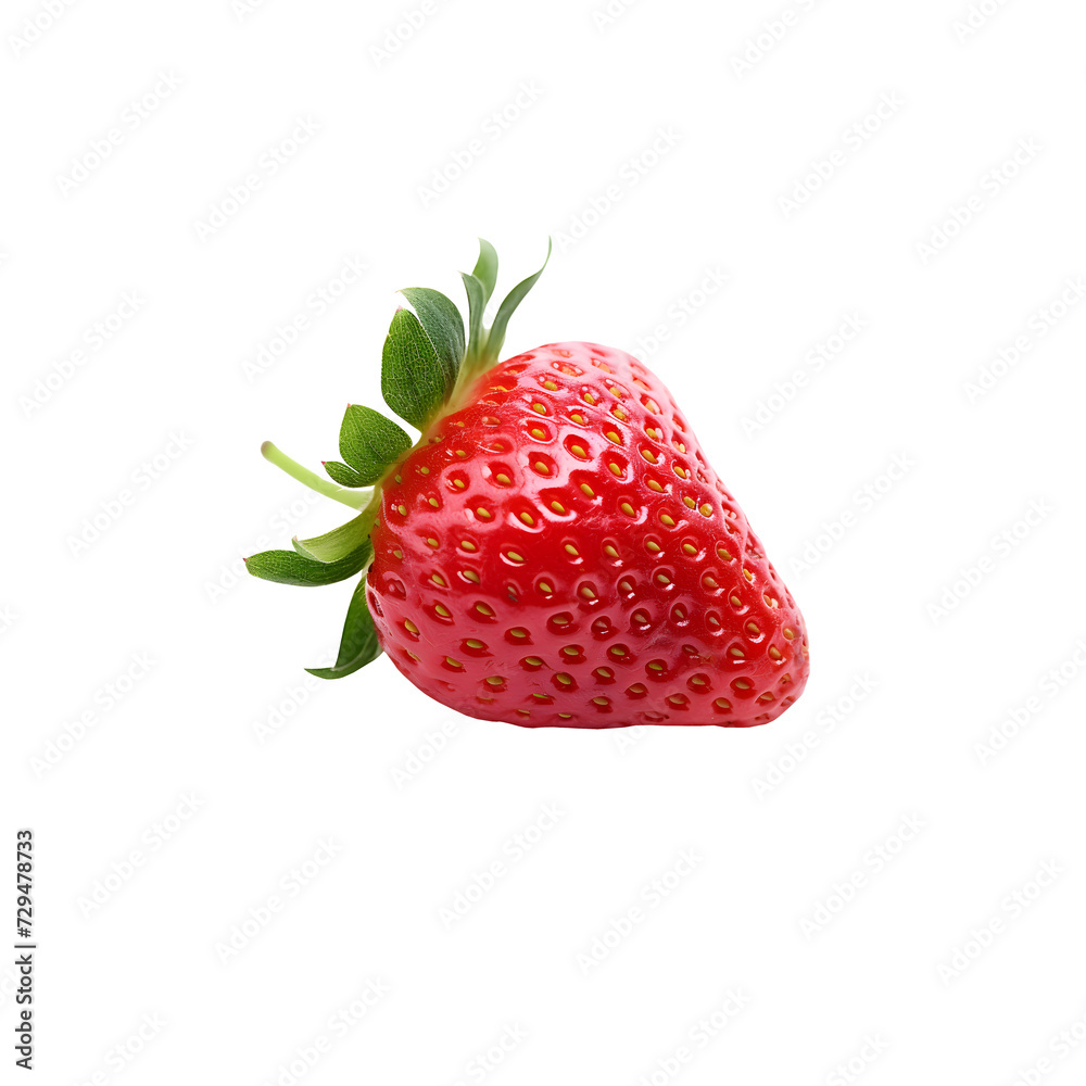 Strawberry png sticker, red citrus fruit on transparent background ...