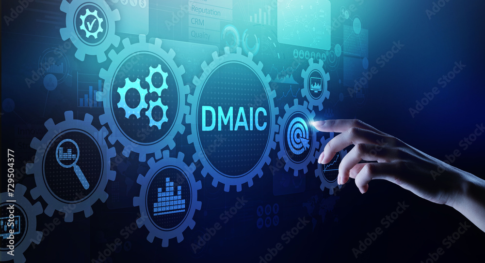 DMAIC Define Measure Analyze Improve Control Industrial business ...