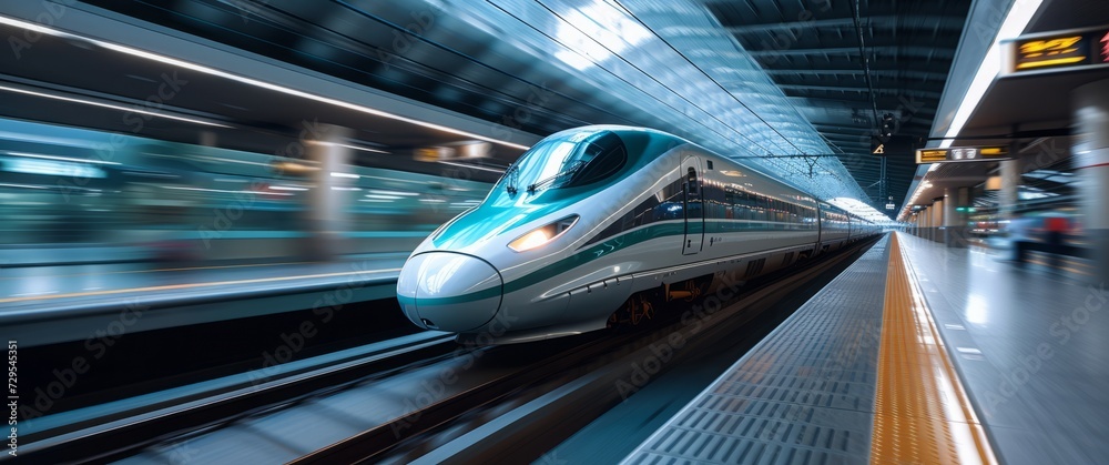 Fast Train and Public Transportation - Efficient and Rapid Transit for ...