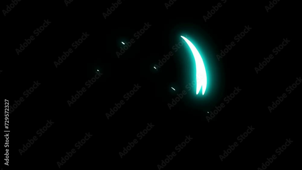 Lightning sword curve animation, Cartoon animation, Loop background ...
