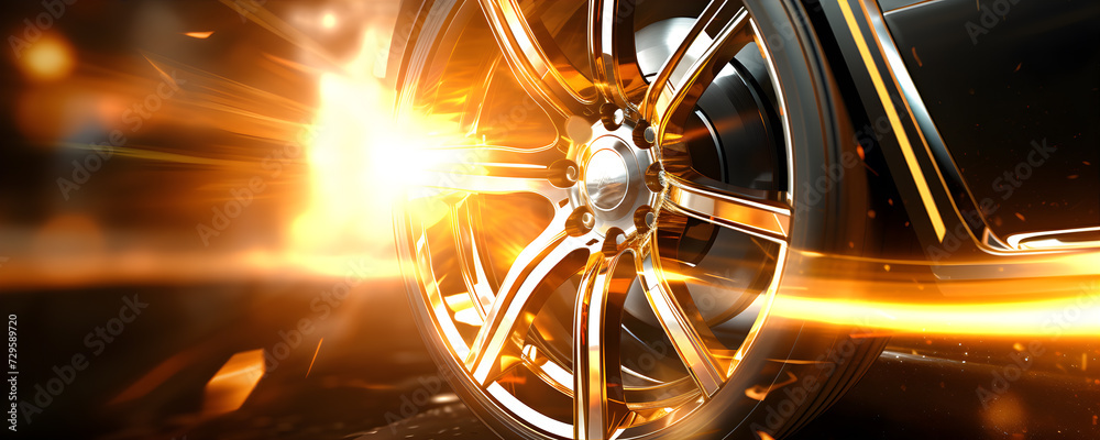 Golden rim background golden rims background golden wheels background ...